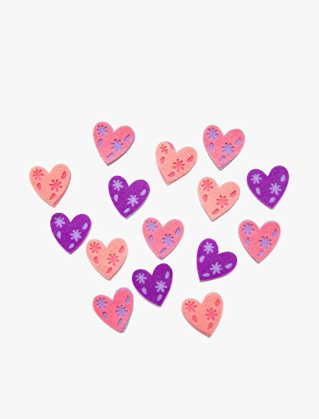 Koton Kadın Keçe Sticker Kalp Koton Kadın Keçe Sticker Kalp