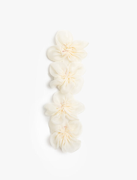 Koton Kadın Tül Çiçek Sticker