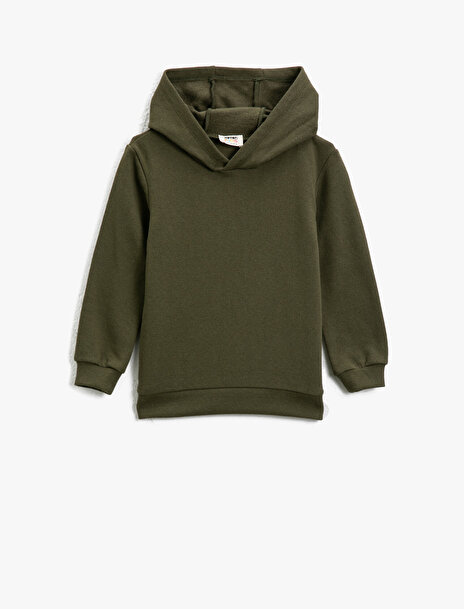 Koton Erkek Çocuk Kapüsonlu Basic Uzun Kollu Sweatshirt Koton Erkek Çocuk Kapüsonlu Basic Uzun Kollu Sweatshirt