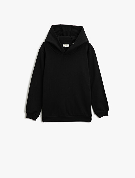 Koton Erkek Çocuk Kapüsonlu Basic Uzun Kollu Sweatshirt Koton Erkek Çocuk Kapüsonlu Basic Uzun Kollu Sweatshirt