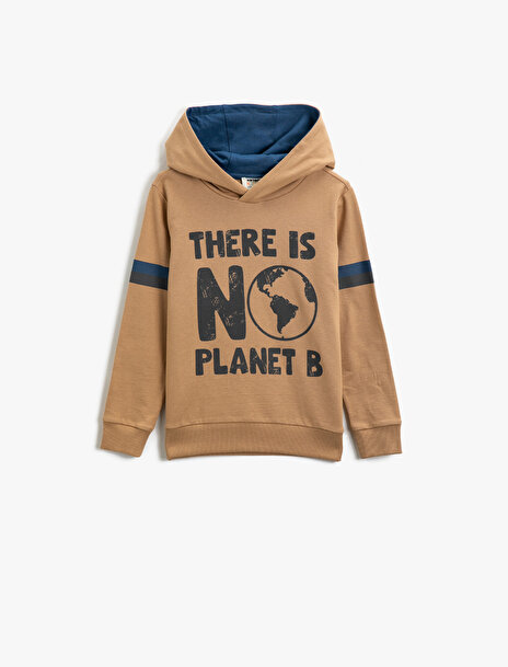 Koton Erkek Çocuk Respect Life - Yaşama Saygı - Organik Pamuklu Kapüşonlu Yazılı Baskılı Sweatshirt Koton Erkek Çocuk Respect Life - Yaşama Saygı - Organik Pamuklu Kapüşonlu Yazılı Baskılı Sweatshirt