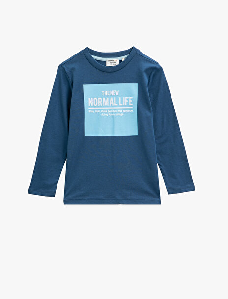 Koton Erkek Çocuk Organik Pamuklu Baskili Bisiklet Yaka Tisört Koton Erkek Çocuk Organik Pamuklu Baskili Bisiklet Yaka Tisört