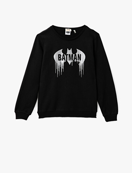Koton Erkek Çocuk Batman Lisanslı Baskılı Uzun Kollu Bisiklet Yala Sweatshirt Koton Erkek Çocuk Batman Lisanslı Baskılı Uzun Kollu Bisiklet Yala Sweatshirt