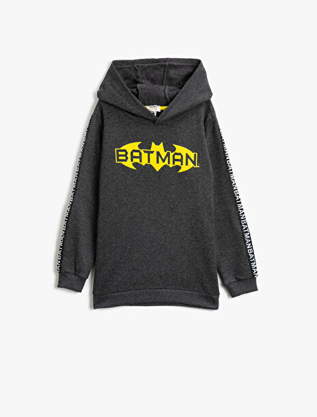 Koton Erkek Çocuk Batman Lisanslı Baskılı Kapüşonlu Uzun Kollu Sweashirt Koton Erkek Çocuk Batman Lisanslı Baskılı Kapüşonlu Uzun Kollu Sweashirt