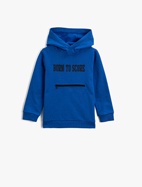 Koton Erkek Çocuk Kapüsonlu Slogan Yazili Baskili Uzun Kollu Sweatshirt Koton Erkek Çocuk Kapüsonlu Slogan Yazili Baskili Uzun Kollu Sweatshirt