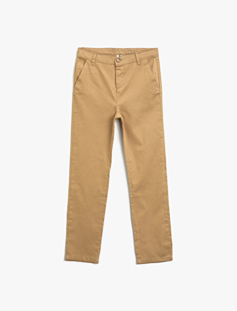 Koton Erkek Çocuk Pamuklu Basic Cepli Pantolon