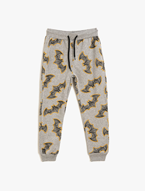 Koton Erkek Çocuk Batman Lisanslı Baskılı Beli Bağlamalı Eşofman Altı