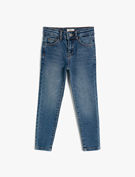Koton Erkek Çocuk Normal Bel Cepli Jean Pantolon