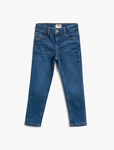 Koton Erkek Çocuk Pamuklu Comfort Strech Slim Fit Jean Pantolon Koton Erkek Çocuk Pamuklu Comfort Strech Slim Fit Jean Pantolon