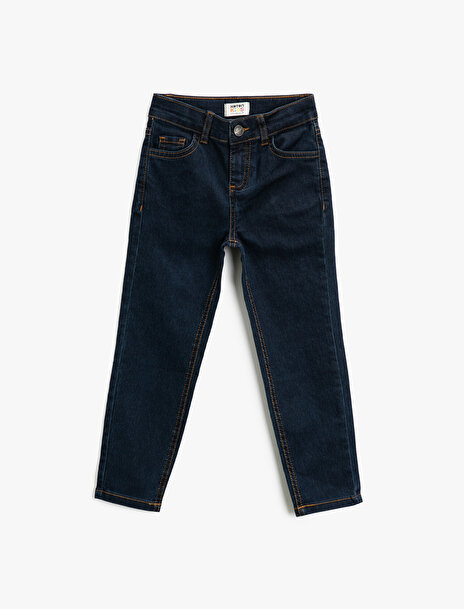 Koton Erkek Çocuk Slim Fit Comfort Strech Pamuklu Cepli Jean Pantolon Koton Erkek Çocuk Slim Fit Comfort Strech Pamuklu Cepli Jean Pantolon