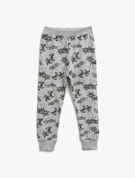 Koton Erkek Çocuk Desenli Normal Bel Eşofman Altı