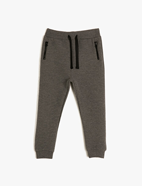 Koton Erkek Çocuk Fermuarlı Cep Detaylı Eşofman Altı