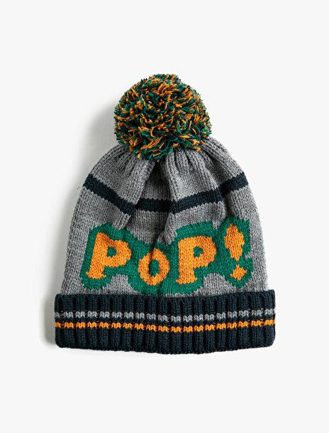 Koton Erkek Çocuk Ponponlu Örgü Bere