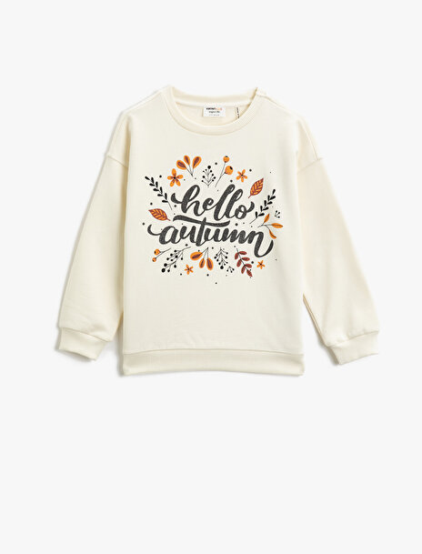 Koton Kız Çocuk Respect Life - Yaşama Saygı - Organik Pamuklu Yazılı Baskılı Bisiklet Yaka Sweatshirt Koton Kız Çocuk Respect Life - Yaşama Saygı - Organik Pamuklu Yazılı Baskılı Bisiklet Yaka Sweatshirt