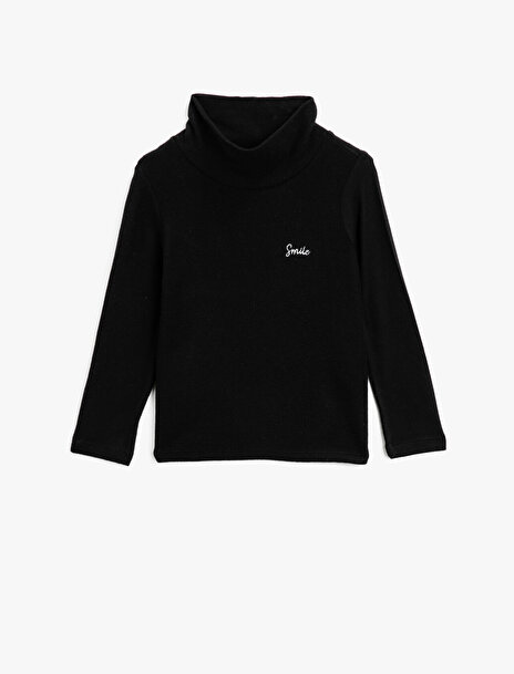 Koton Kız Çocuk Dik Yaka Basic Tişört