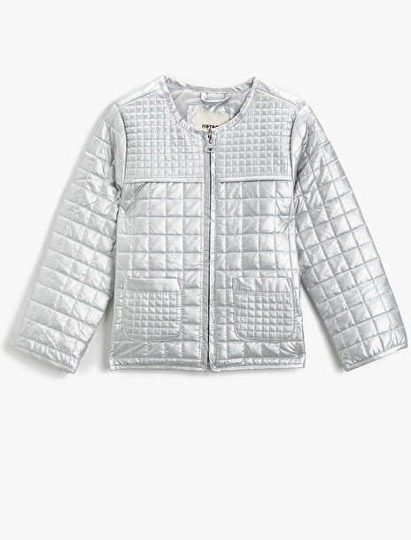 Koton Kız Çocuk Kapitone Fermuarlı Ceket