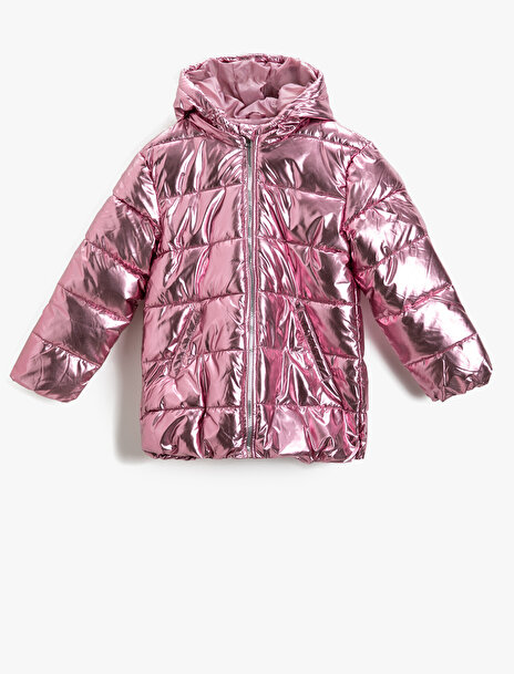Koton Kız Çocuk Kapüşonlu Puffer Kaban Koton Kız Çocuk Kapüşonlu Puffer Kaban