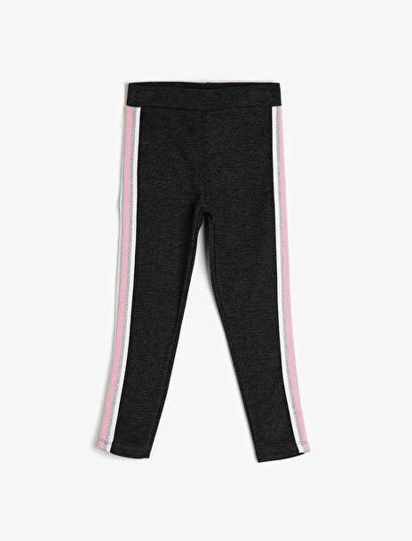 Koton Kız Çocuk Simli Şeritli Tayt