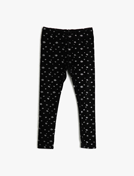 Koton Kız Çocuk Baskılı Normal Bel Tayt