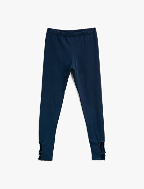 Koton Kız Çocuk Normal Bel Paça Detaylı Tayt Koton Kız Çocuk Normal Bel Paça Detaylı Tayt