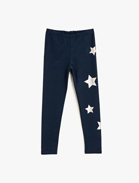 Koton Kız Çocuk Baskılı Normal Bel Tayt