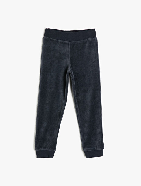 Koton Kız Çocuk Kadife Eşofman Altı