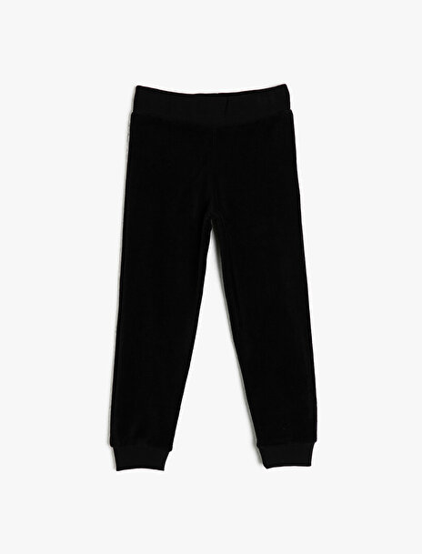 Koton Kız Çocuk Kadife Eşofman Altı