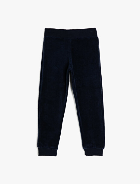 Koton Kız Çocuk Kadife Eşofman Altı