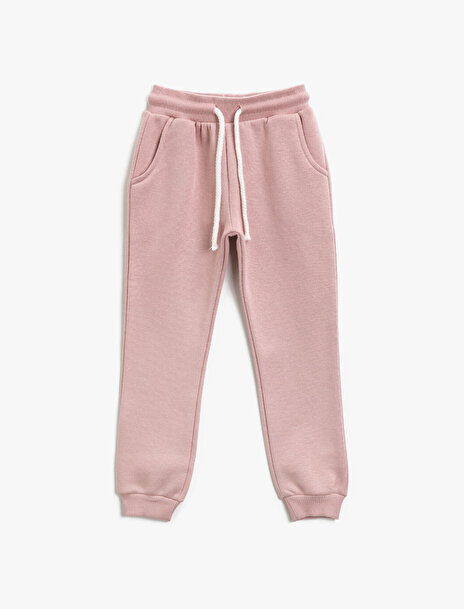 Koton Kız Çocuk Organik Pamuklu Basic Beli Baglamali Esofman Alti