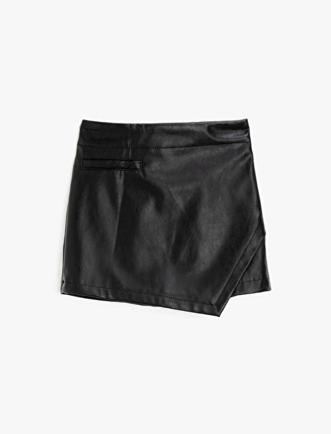 Koton Kız Çocuk Suni Deri Midi Etek Koton Kız Çocuk Suni Deri Midi Etek