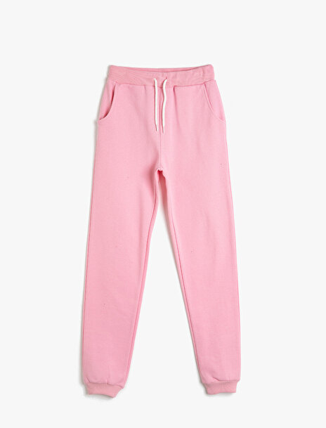 Koton Kız Çocuk %100 Pamuk Cepli Eşofman Altı