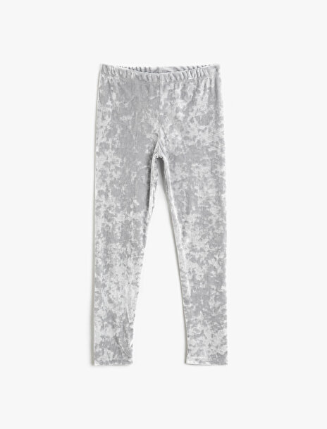 Koton Kız Çocuk Normal Bel Kadife Tayt