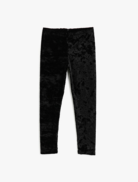 Koton Kız Çocuk Normal Bel Kadife Tayt