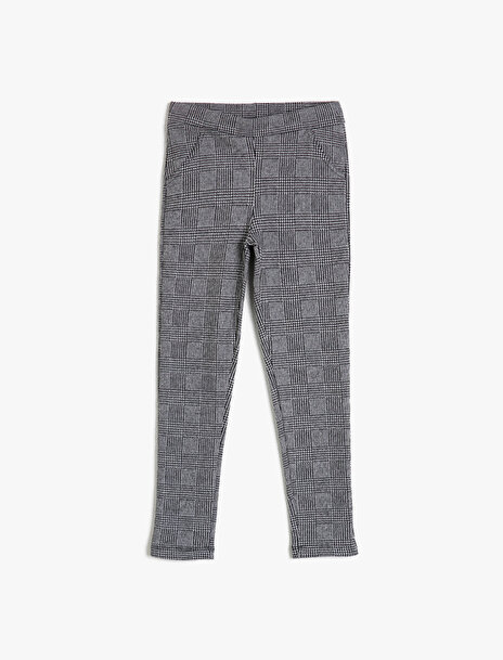 Koton Kız Çocuk Desenli Cepli Tayt