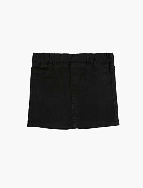 Koton Kız Çocuk Pamuklu Cepli Jean Etek Koton Kız Çocuk Pamuklu Cepli Jean Etek