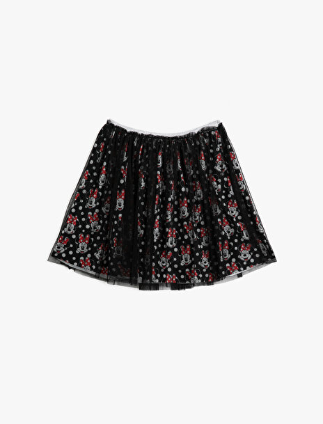 Koton Kız Çocuk Minnie Mouse Lisanslı Baskılı Tütülü Etek