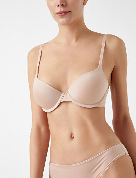 Koton Kadın T-Shirt Kaplı/Pedli Dolgusuz Balenli Comfort Sütyen Koton Kadın T-Shirt Kaplı/Pedli Dolgusuz Balenli Comfort Sütyen