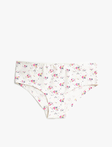 Koton Kadın Pamuklu Çiçekli Hipster Külot