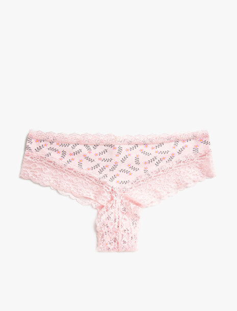 Koton Kadın Pamuklu Çiçek Desenli Brazilian Külot