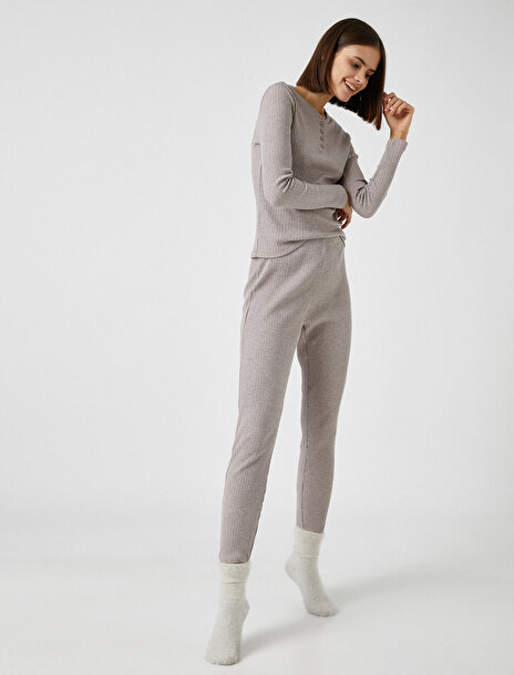 Koton Kadın Organik  Pamuklu Pijama Alti