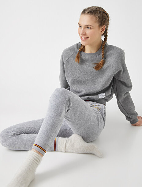 Koton Kadın Harry Potter Pijama Altı Warner Bros Lisanslı Şerit Detaylı İşlemeli Koton Kadın Harry Potter Pijama Altı Warner Bros Lisanslı Şerit Detaylı İşlemeli