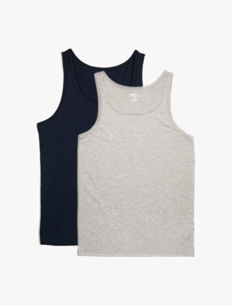 Koton Erkek Halter Yaka Pamuklu 2'li Basic Atler Koton Erkek Halter Yaka Pamuklu 2'li Basic Atler