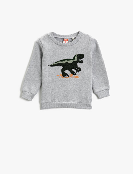 Koton Erkek Çocuk Respect Life - Yaşama Saygı - İşlemeli Bisiklet Yaka Uzun Kollu Sweatshirt Koton Erkek Çocuk Respect Life - Yaşama Saygı - İşlemeli Bisiklet Yaka Uzun Kollu Sweatshirt