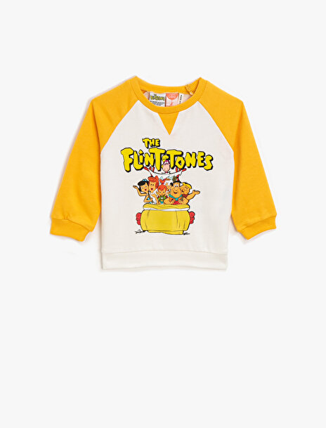 Koton Erkek Çocuk Taş Devri Lisanslı Baskılı Bisiklet Yaka Pamuklu Sweatshirt Koton Erkek Çocuk Taş Devri Lisanslı Baskılı Bisiklet Yaka Pamuklu Sweatshirt