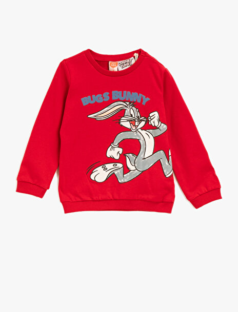 Koton Erkek Çocuk Bugs Bunny Lisanslı Baskılı Bisiklet Yaka Pamuklu Sweatshirt Koton Erkek Çocuk Bugs Bunny Lisanslı Baskılı Bisiklet Yaka Pamuklu Sweatshirt