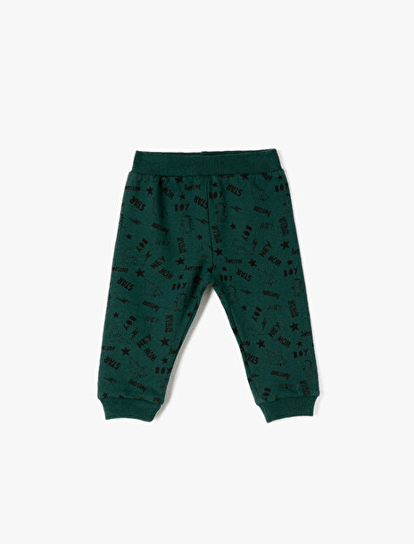 Koton Erkek Çocuk  %100 Pamuk Baskılı Eşofman Altı