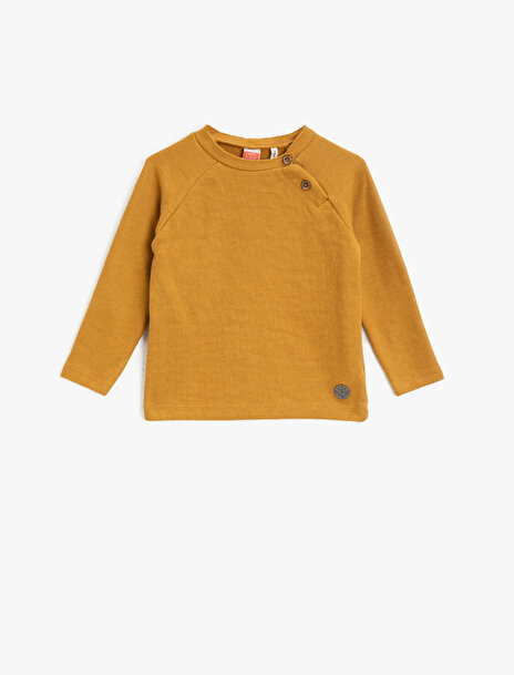 Koton Erkek Çocuk Basic Bisiklet Yaka Düğmeli Triko Kazak Koton Erkek Çocuk Basic Bisiklet Yaka Düğmeli Triko Kazak