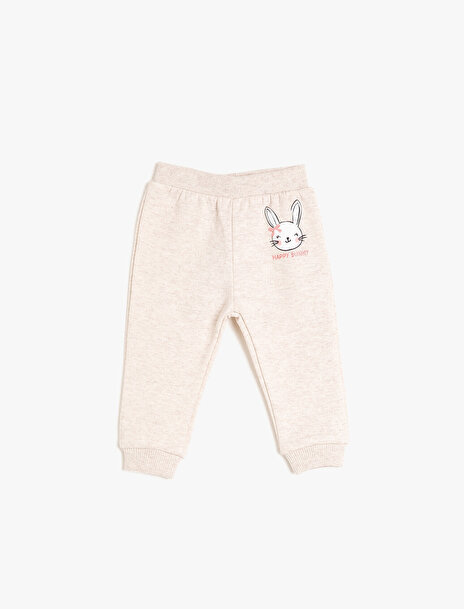 Koton Kız Çocuk Normal Bel Baskılı Eşofman Altı