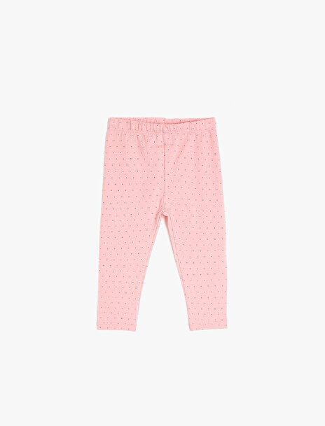 Koton Kız Çocuk Normal Bel Puantiyeli Tayt