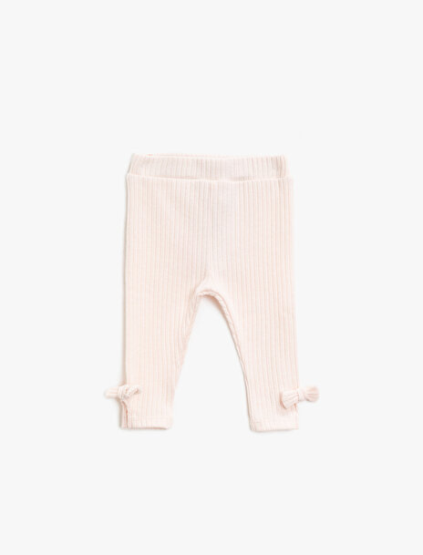 Koton Kız Çocuk Fitilli Normal Bel Paça Detaylı Tayt Koton Kız Çocuk Fitilli Normal Bel Paça Detaylı Tayt